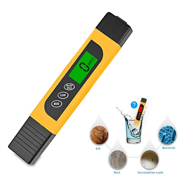 TDS Water Tester Range 0-9999ppm Meter for Testing... – Grandado