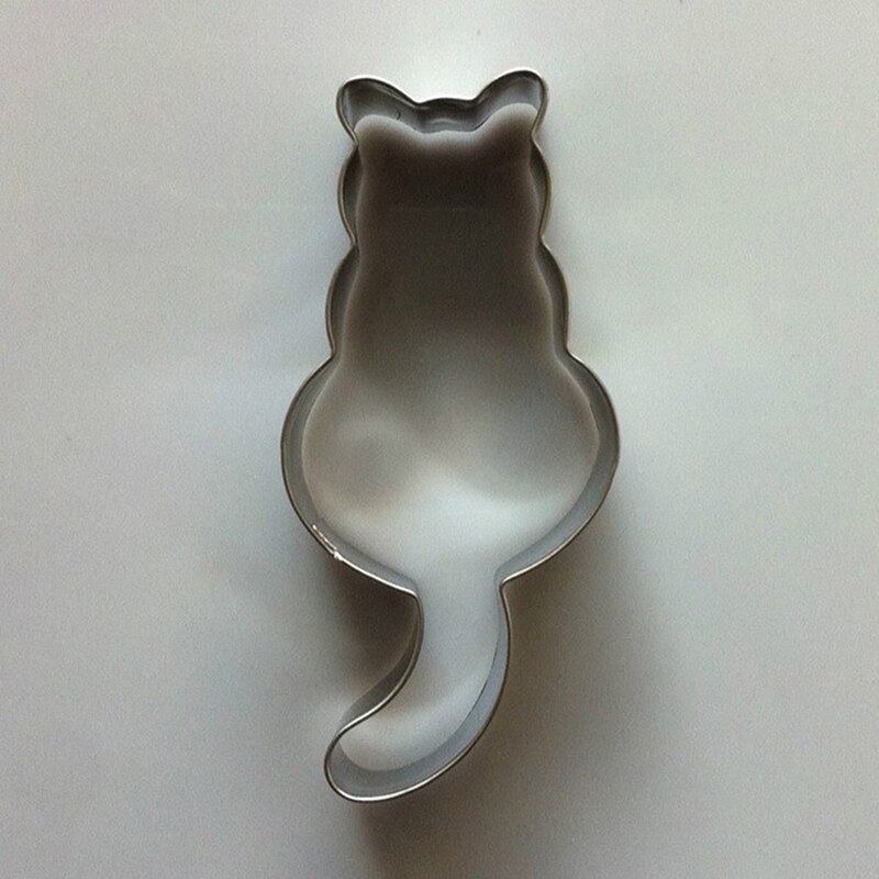 1pcs Stainless Steel Lovely Cat Shape Cookie Cutte... – Grandado