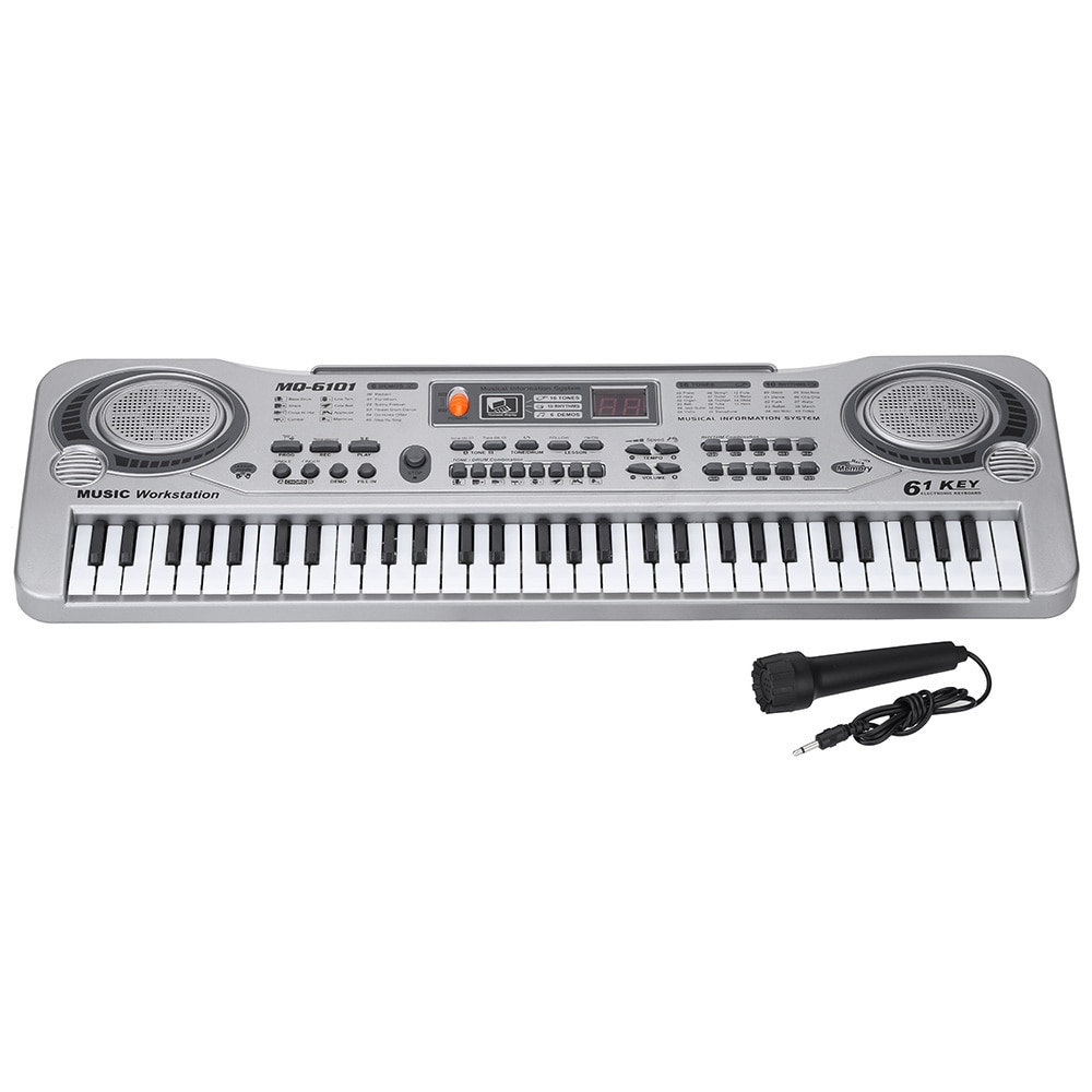 61-Key Keyboard Piano Piano Led Instrument Keyboar... – Vicedeal
