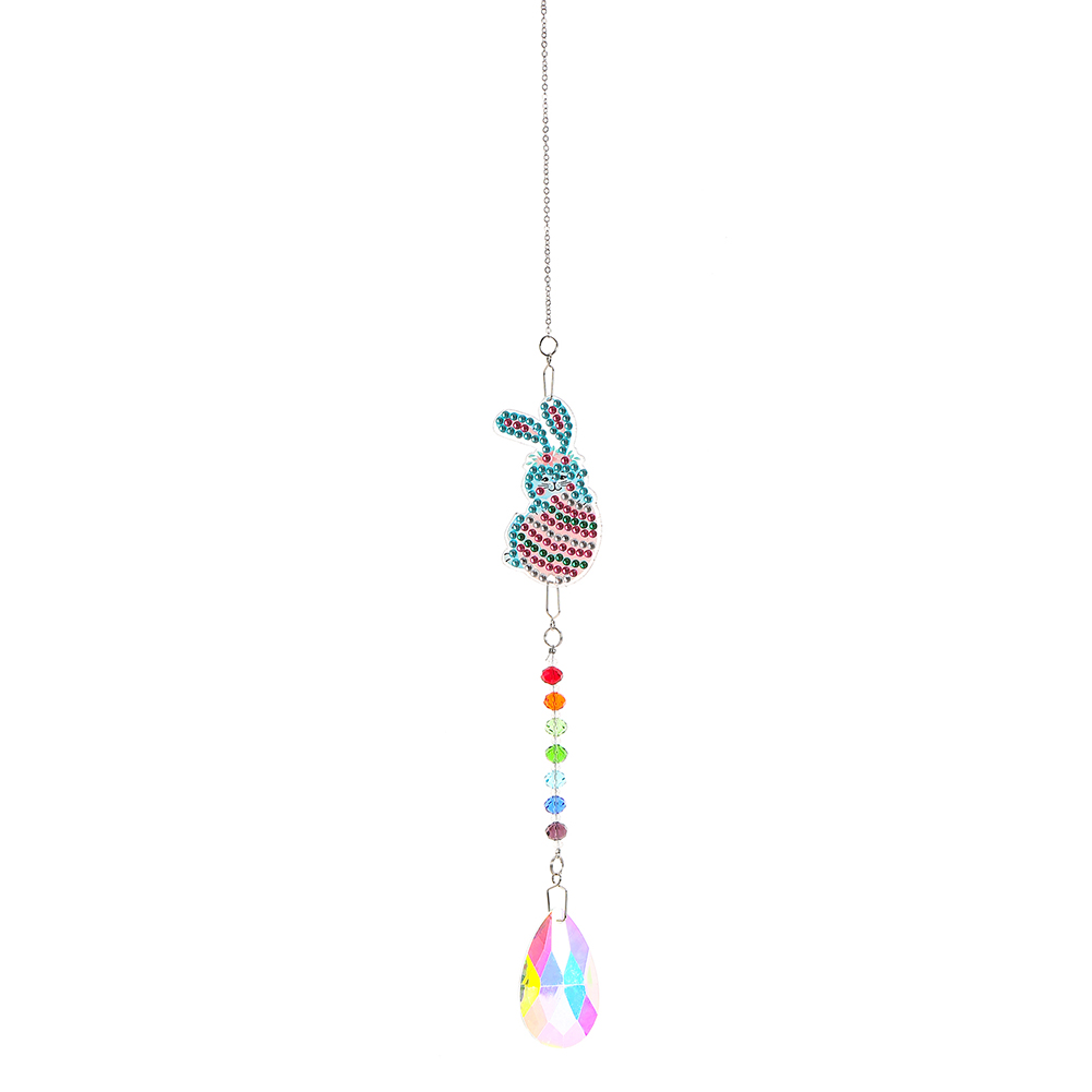 Point Drill Diamond Drawing Wind Chime Easter Rabb... – Grandado
