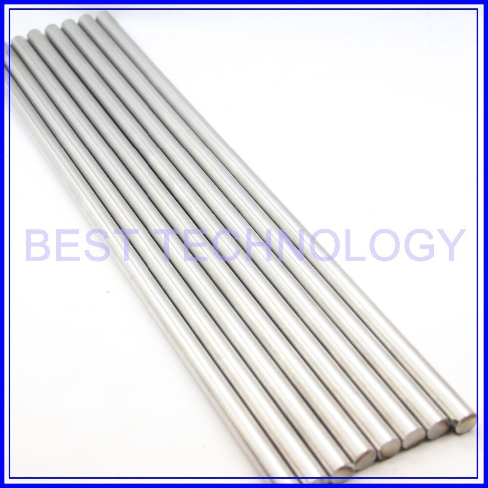 WCS Dia 8mm-L400mm Chrome Plated Cylinder Linear Rail Round Rod Shaft ...
