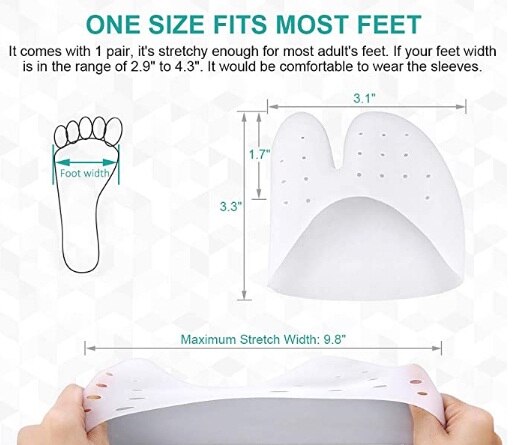 Gel Half Full Toe Caps Cover Protector for Women, ... – Grandado