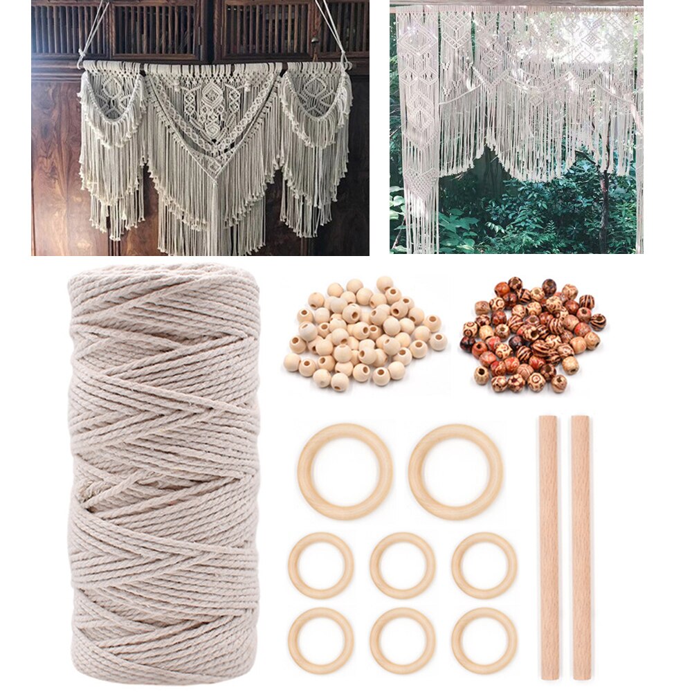 Touw M Met Houten Craft Maken Koord Accessoires Di... – Vicedeal