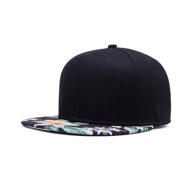 Mænds hatte kasketter hamp blad broderi snapback h... – Vicedeal