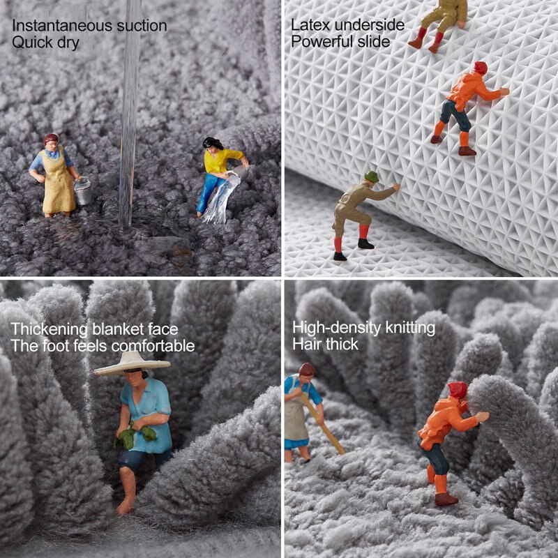 Anti-Slip Mat Cartoon Beer Chenille Verdikte Vloer... – Grandado