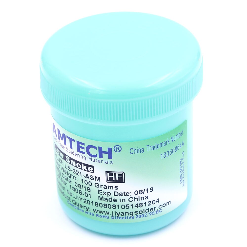 Flux Solder Paste AMTECH LS-321-ASM 100g Low Smoke... – Grandado