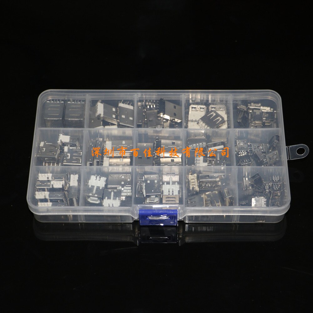82Pcs USB male and female plug-in board SMD mini 2... – Vicedeal