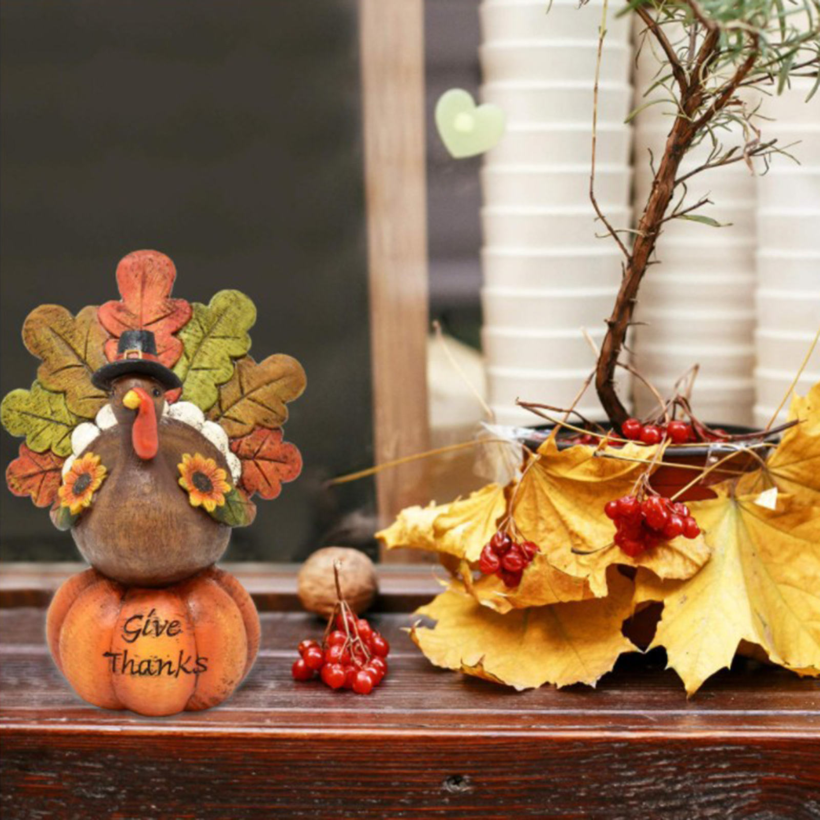 Thanksgiving Pumpkin Turkey Indoor Outdoor Colorfu... – Grandado