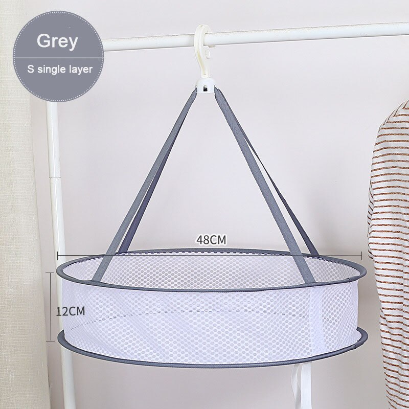 Windproof Clothes Drying net Dryer Rack Household ... – Vicedeal