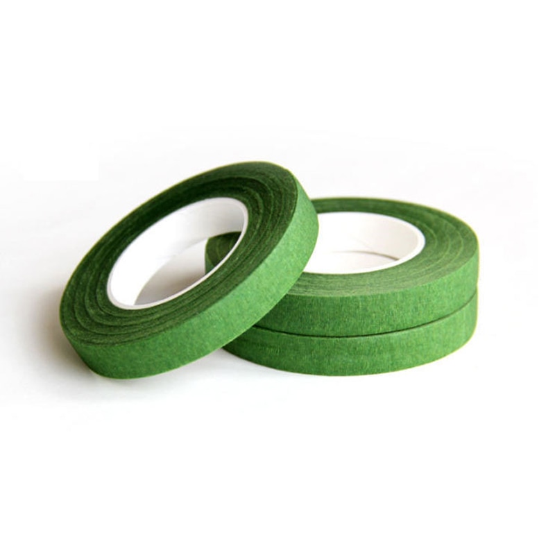 25M Green Tape Paper Floral Tape Wrap Flower Branc... – Vicedeal