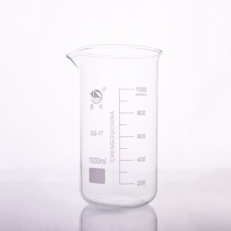 Vaso de precipitados en forma alta, capacidad de 1... – Grandado
