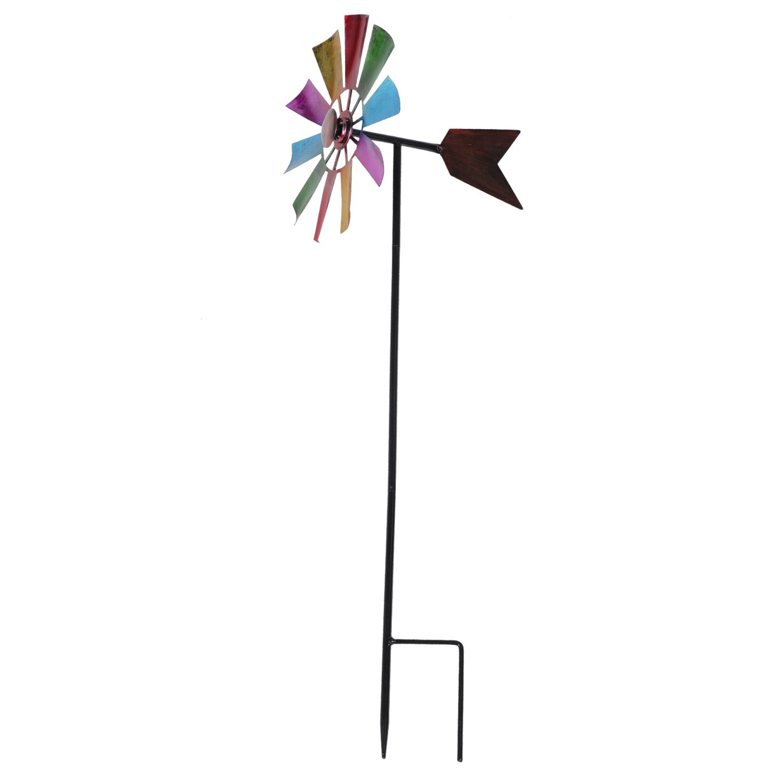 Rotating Pinwheel Ornament Iron Art Windmill Groun... – Vicedeal