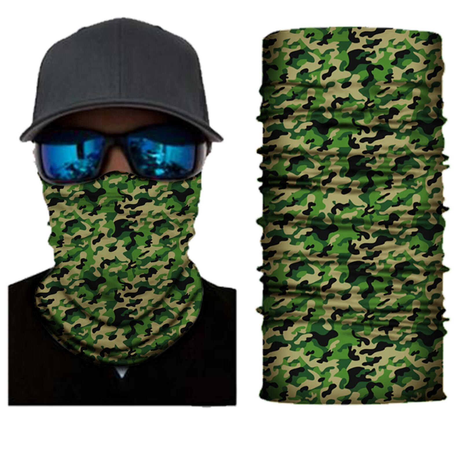 Printed Seamless Bandana Sports Headband Balaclava... – Vicedeal