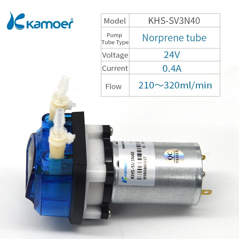 Kamoer KHS 12V/24V Peristaltic Water Pump With DC ... – Grandado