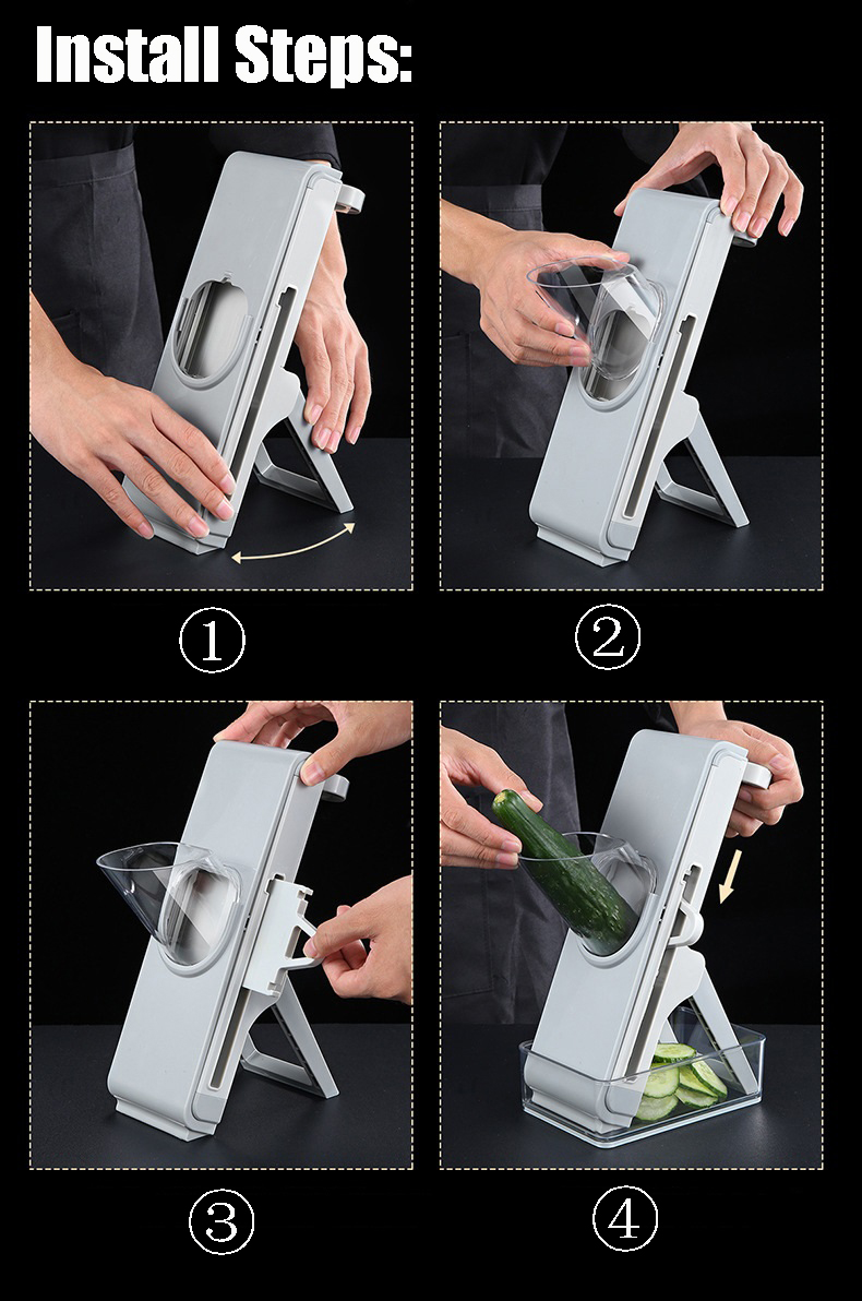 Multifunction Vegetable Cutter Meat Potato Slicer ... – Vicedeal