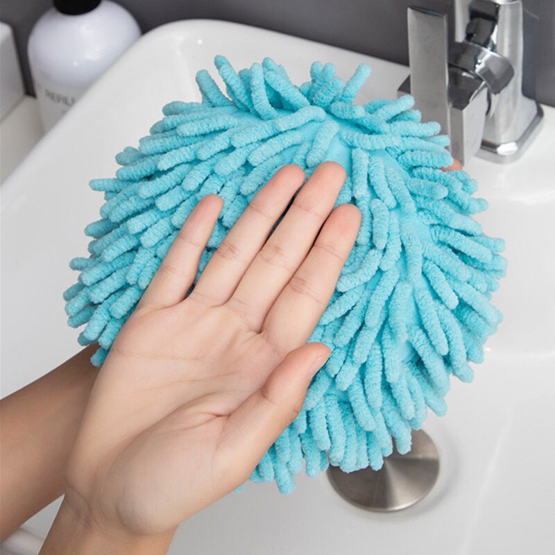 Ronde Veeg Handen Handdoek Bal Sneldrogend Microfi... – Vicedeal