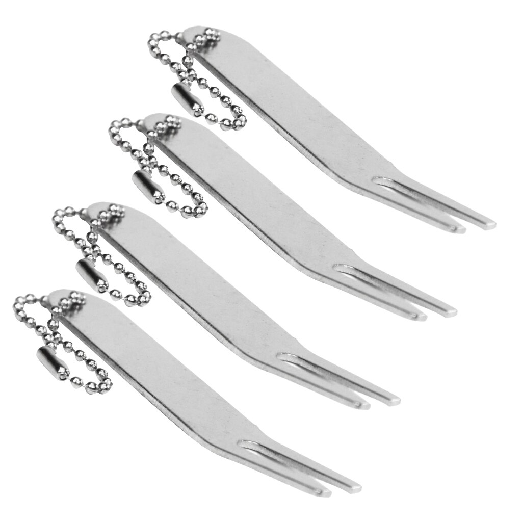 4x Zinc Alloy Golf Divot Tool Lightweight Bent Pro... – Grandado