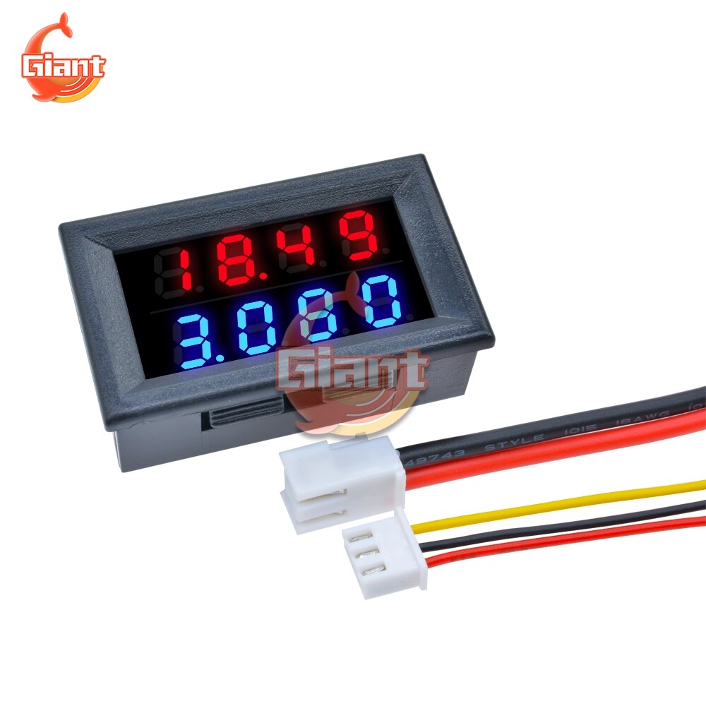 DC 0-100V 10A Digital Voltmeter Ammeter Dual Displ... – Grandado