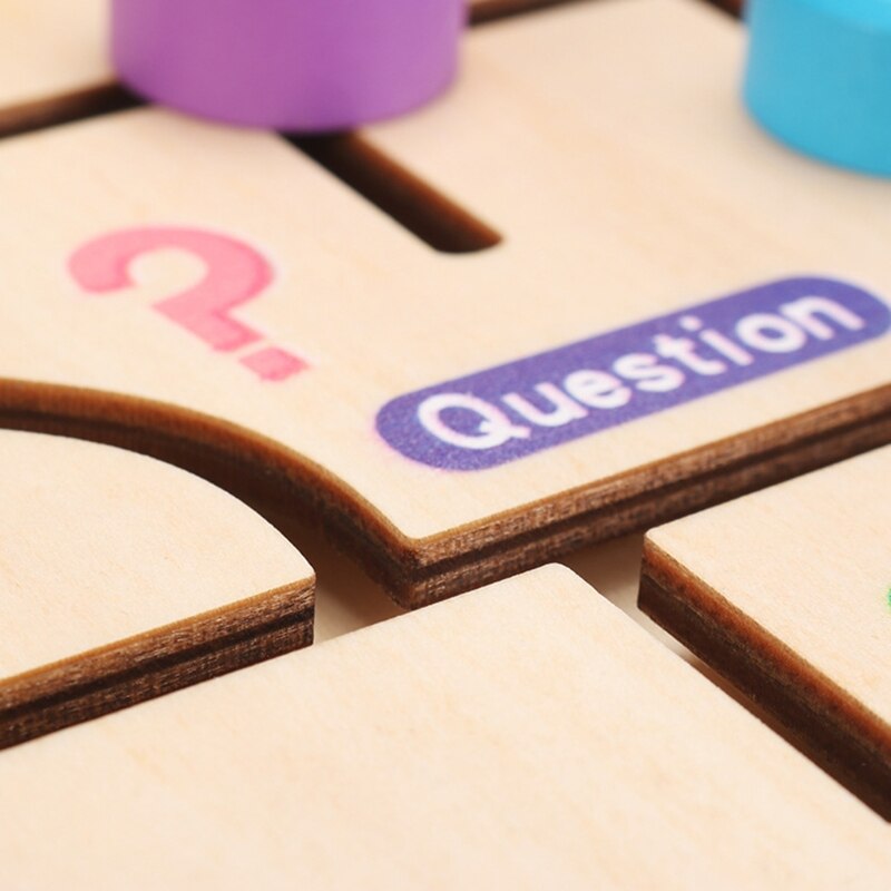 Wooden Number Alphabet English Matching Track Maze... – Vicedeal