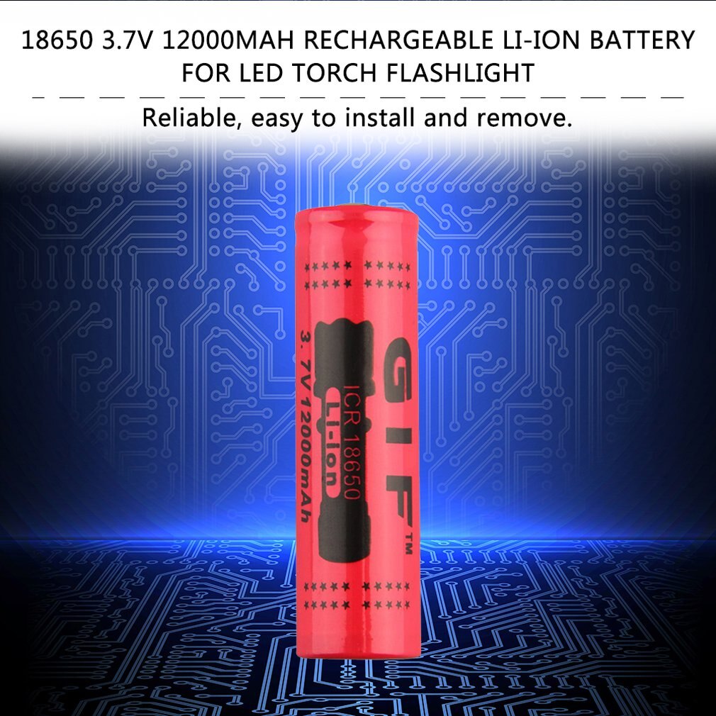 2 Colors 18650 3.7V 4pcs Rechargeable Li-ion Batte... – Grandado