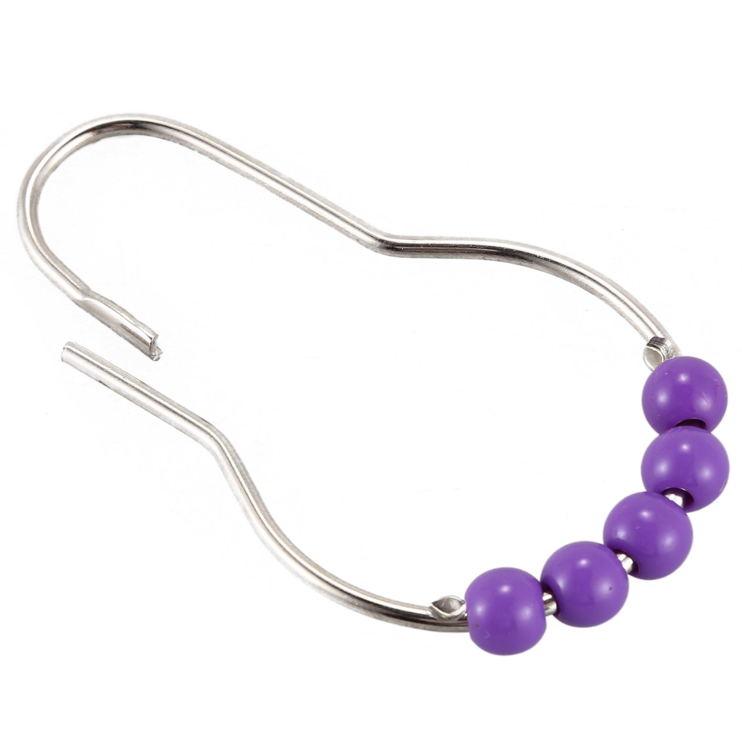 ! badrum lila rulle boll dusch gardiner ringar kro... – Grandado