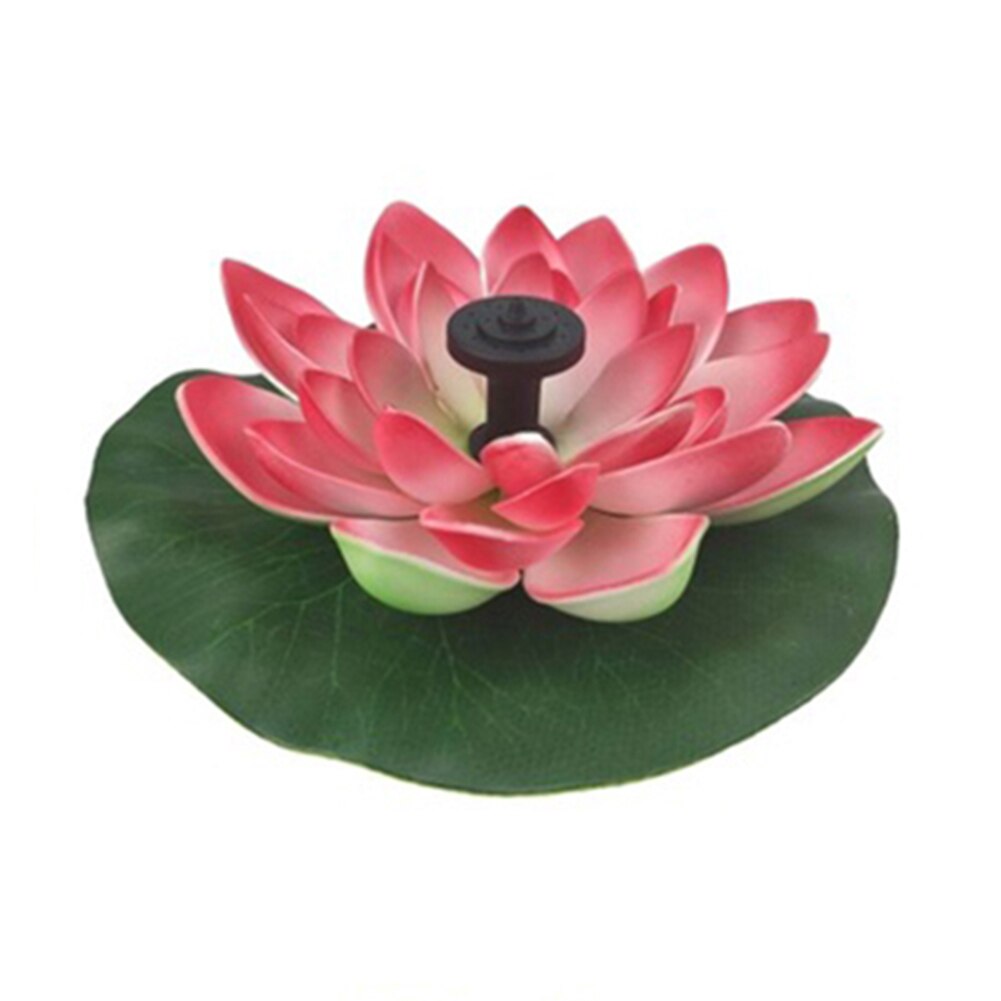 Solar Lotus Flower Fountain Water Pump Courtyard L... – Vicedeal