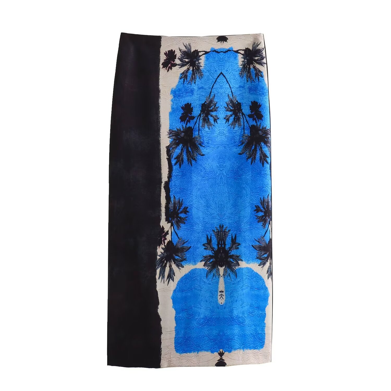 KADUWAKI Corset Summer Printed Midi Long Skirt Zip... – Vicedeal