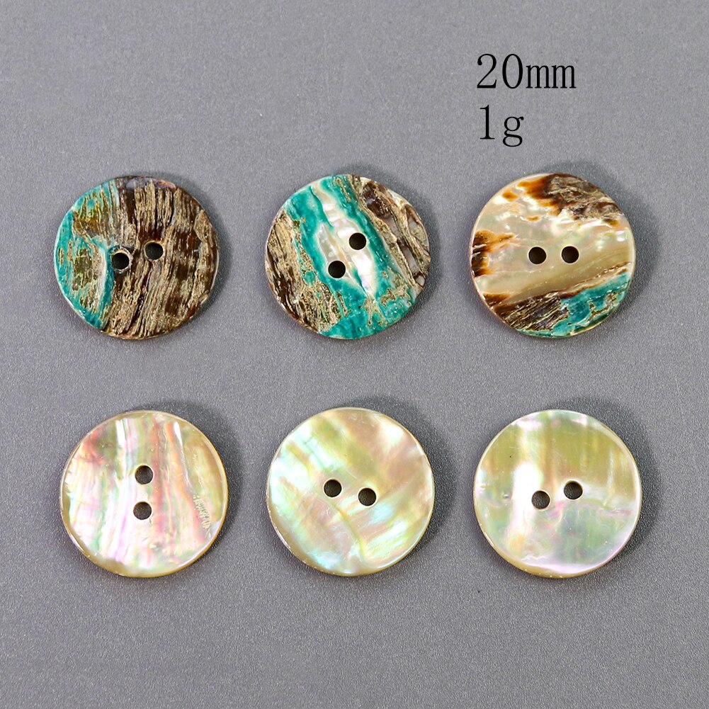 20PC Natural Abalone Mother of Pearl Dazzling Shel... – Grandado