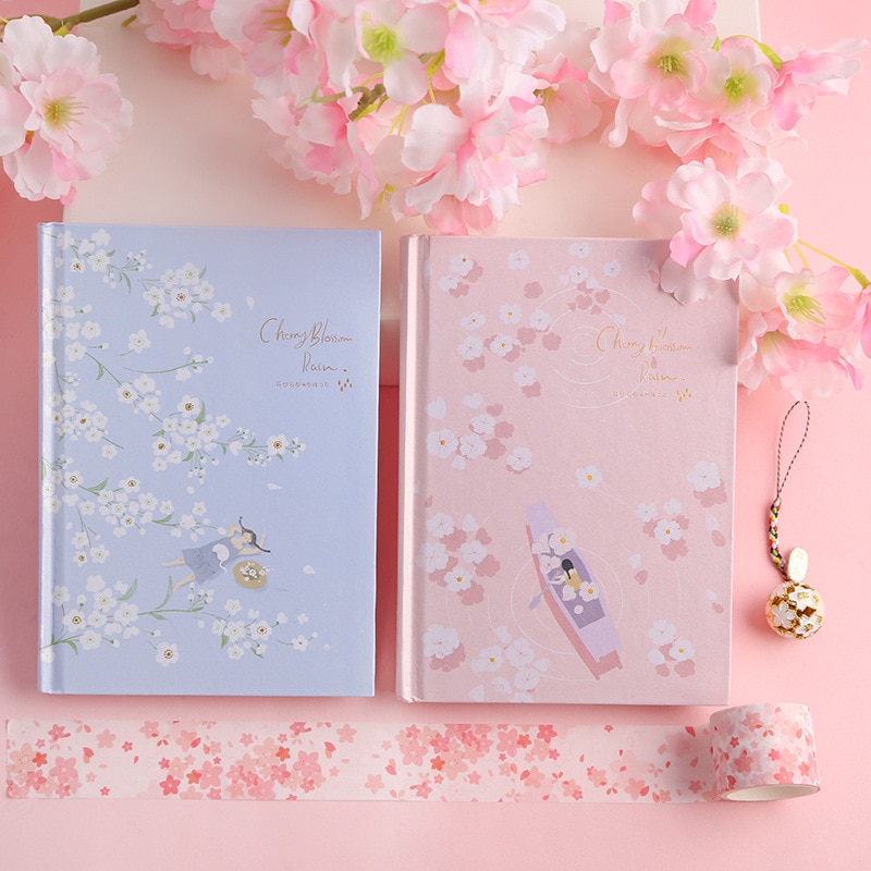 "Cherry Blossom" Hard Cover Diary Beautiful Art Dr... – Grandado