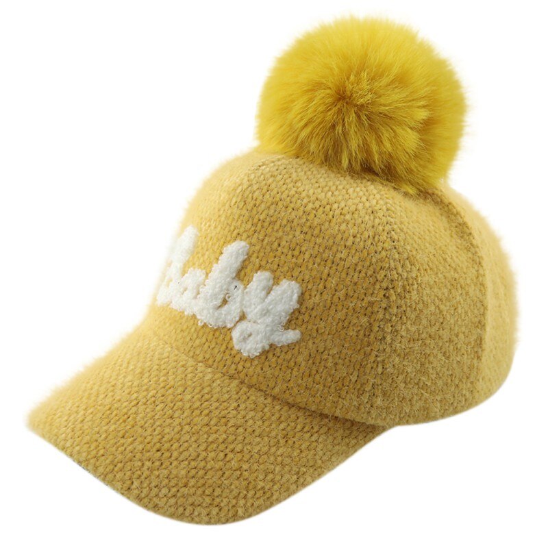 Herfst Winter Dames Warm Baseball Cap Grote Haarba... – Grandado