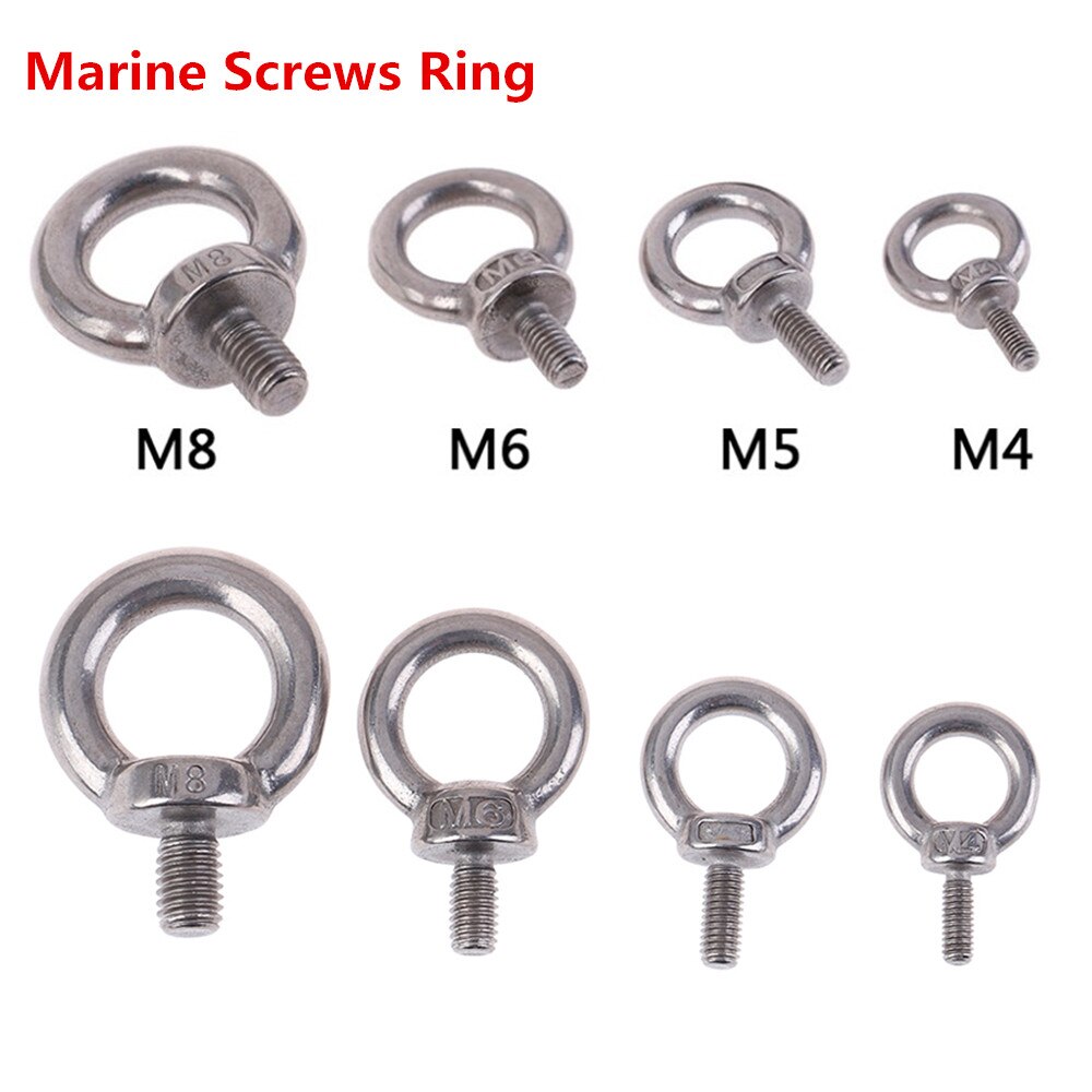 1Pc 304 Stainless Steel Marine Lifting Eye Screws ... – Vicedeal