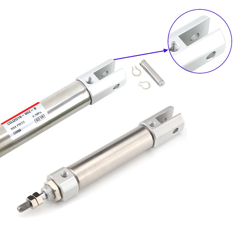 Binaural miniature cylinder SMC type CDJ2D 16mm cy... – Grandado