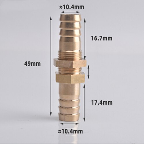 ID Pipe 6 8 10 12 14 16mm Hose Barb Bulkhead Brass... – Grandado