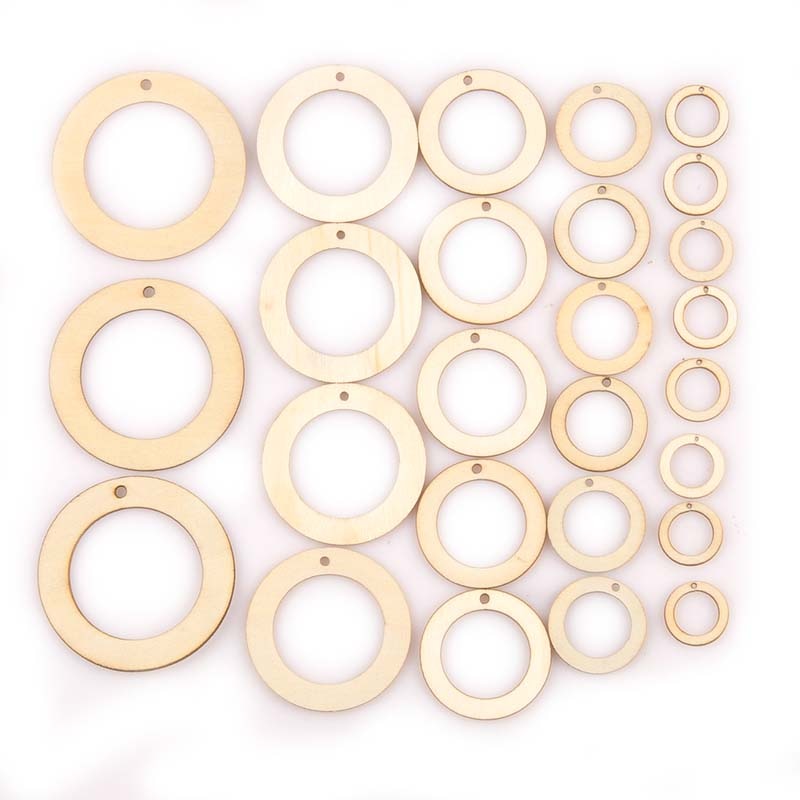 20/30/40/50/60Mm Cirkel/Ring Hanger Natuurlijke Ho... – Grandado