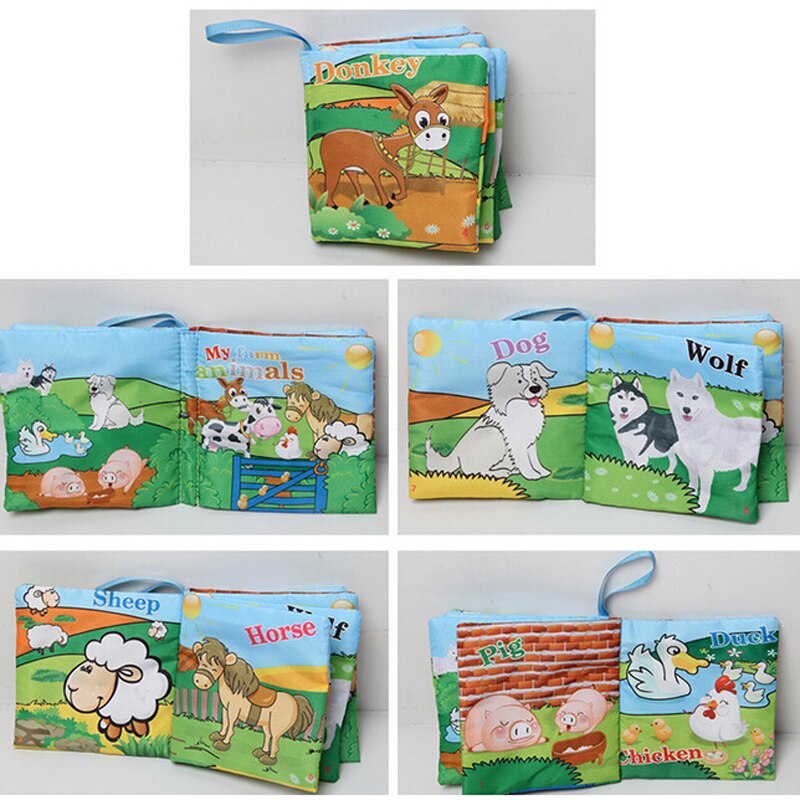 10 Pages Baby Toys Infant Kids Early Development C... – Grandado