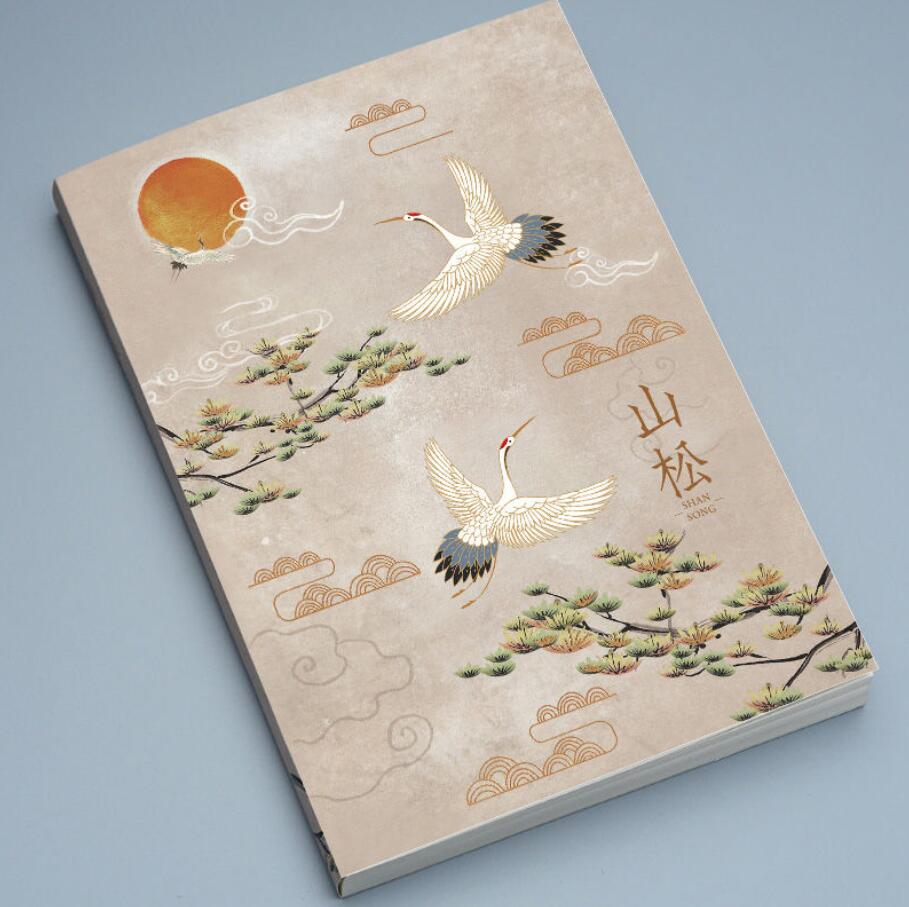 A4/A5/B5 Chinese Style Notebook Retro Blank Paper ... – Grandado