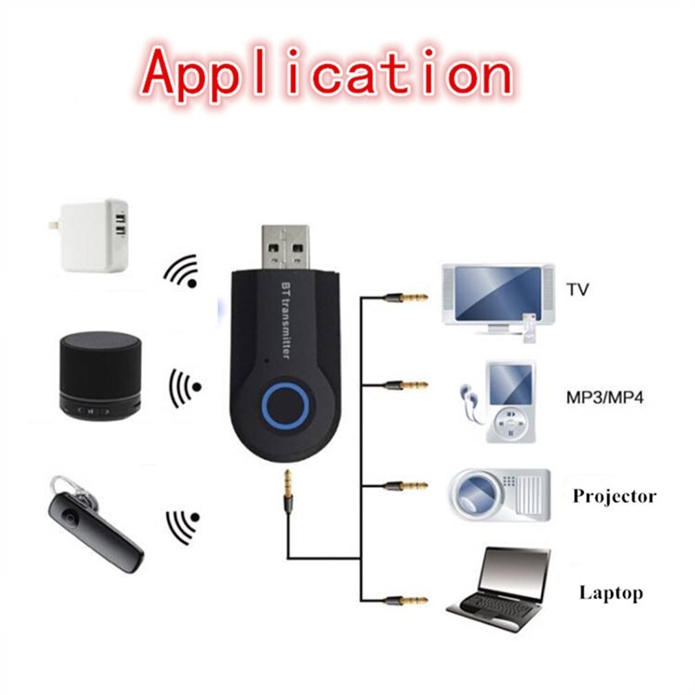 3.5 Audio Adapter Usb Wireless Transmitter Bt Audi... – Grandado