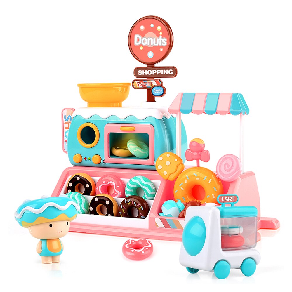 Simulation Candy Toys Donuts House Light Music Chi... – Vicedeal