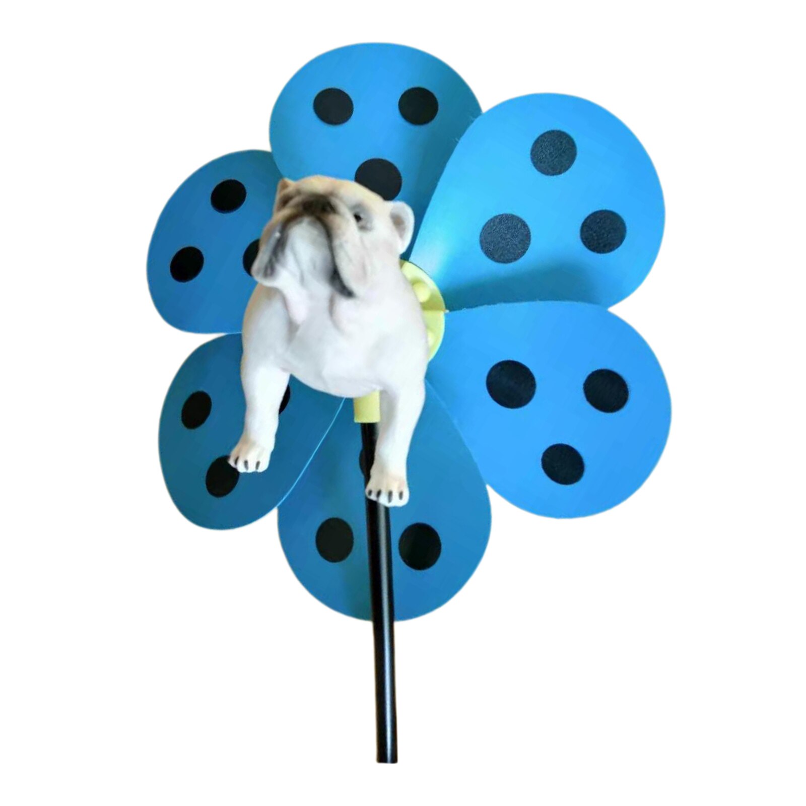 Windmill Whirly Bulldog Animal Sculpture Garden La... – Grandado