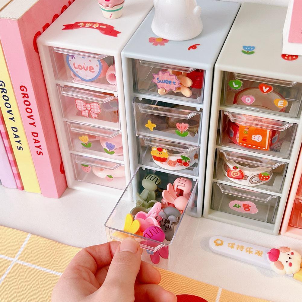Desktop Organizer Met 4 Laden Opbergkast Organizer... – Grandado