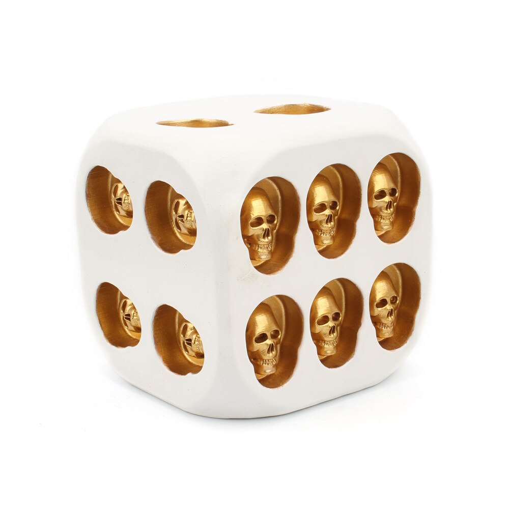 11.5cm Skull Head Large Funny Dice Decoration Room... – Vicedeal