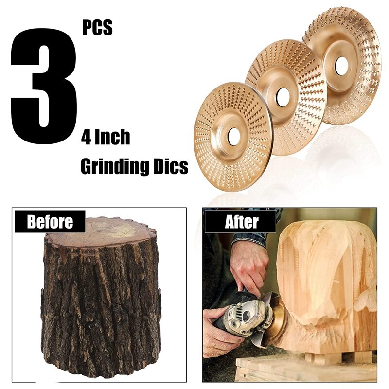 Wood Carving Discs Set Angle Grinder Wood Carving ... – Vicedeal
