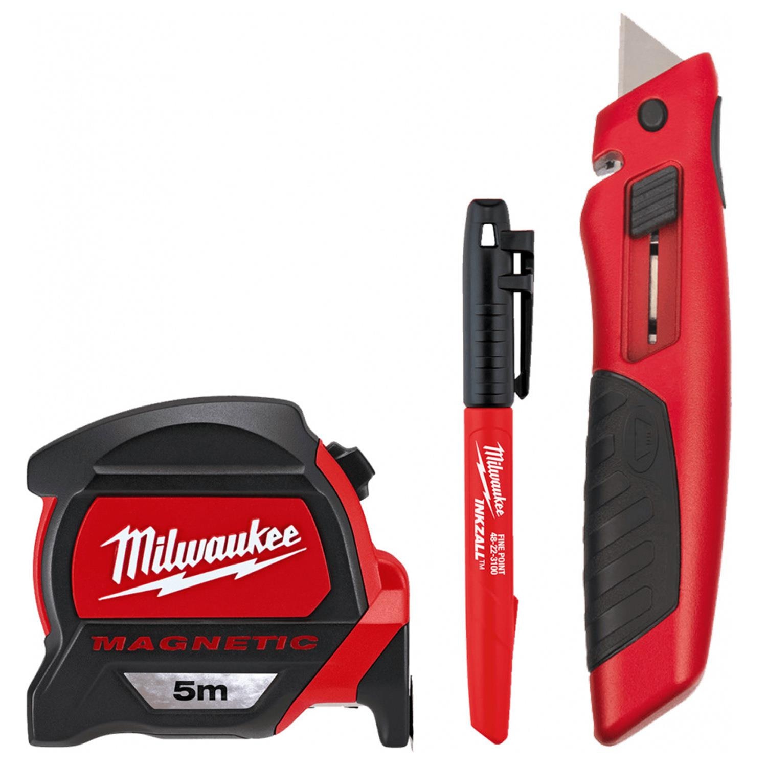 Milwaukee T4932459375 Heavy Duty 3'lü Set Utility ... – Vicedeal