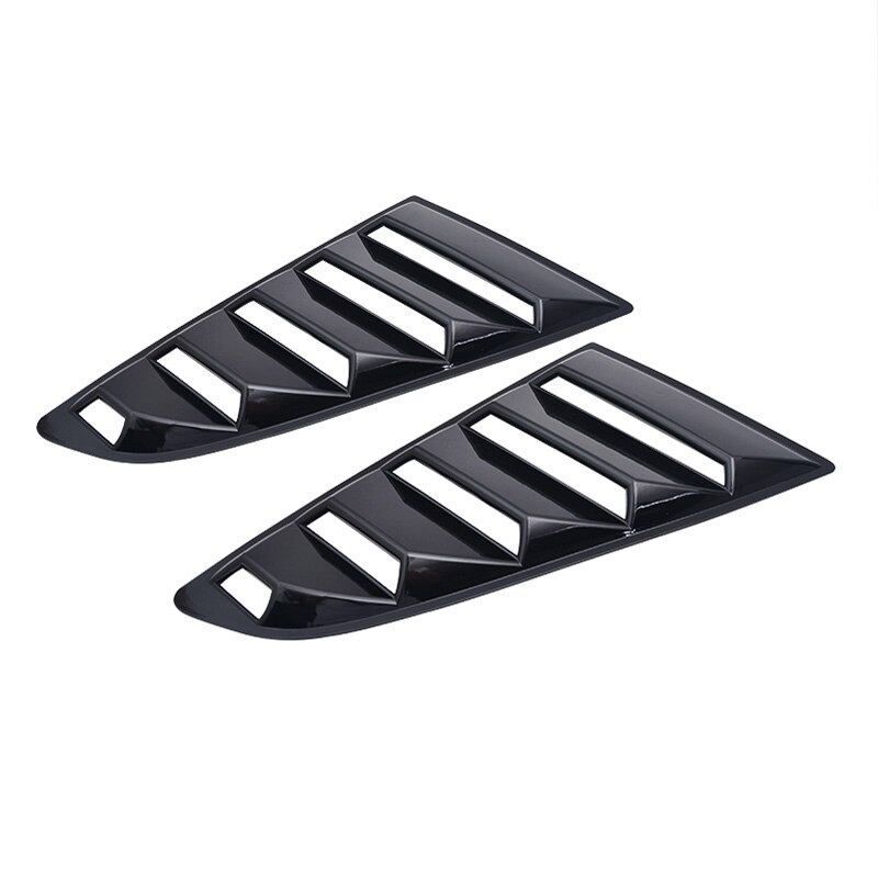 1 Pair OE Style Side Black Window Louvers Left & R... – Grandado