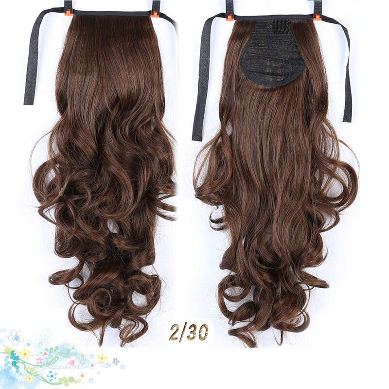 AOOSOO curly bandage ponytail high temperature res... – Grandado