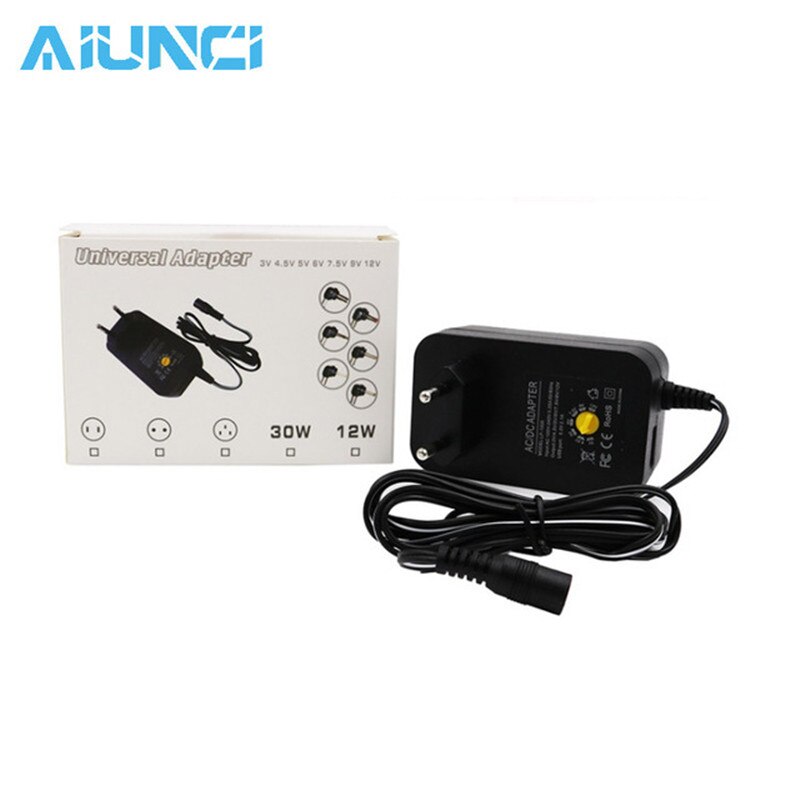 Ac/dc-adapter 3v 4.5v 5v 6v 7.5v 9v 12v 2a 2.5a ju... – Vicedeal