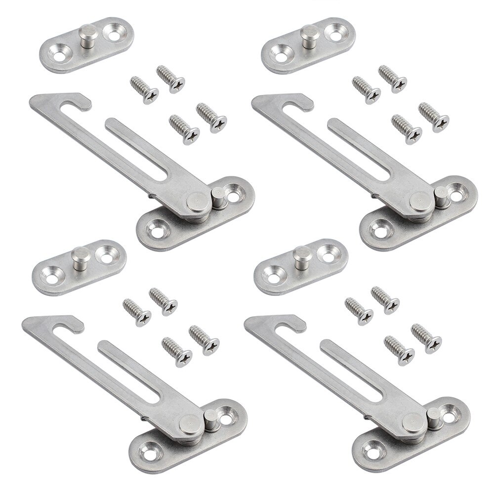 (Left Side)4Pcs UPVC Window Restrictor Stainless S... – Grandado