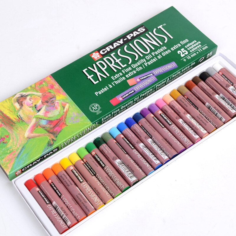 Japan Sakura Oil Crayons Medium Thickness 12 Color... – Vicedeal