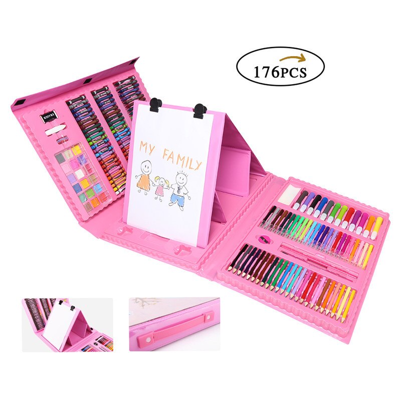 150/176 Pcs Kids Art Set Children Drawing Set Cray... – Grandado