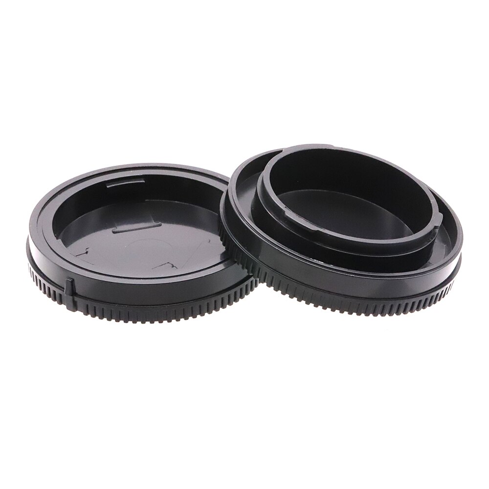 Rear Lens Cap + Camera Body Cap Set Plastic Black ... – Grandado
